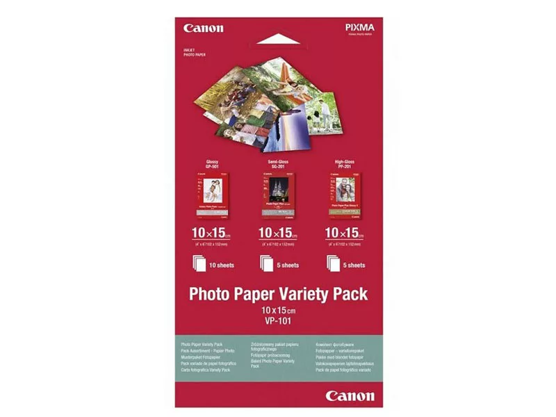 Canon VP-101 10x15 variety pack fotópapír - FOTOPLUS