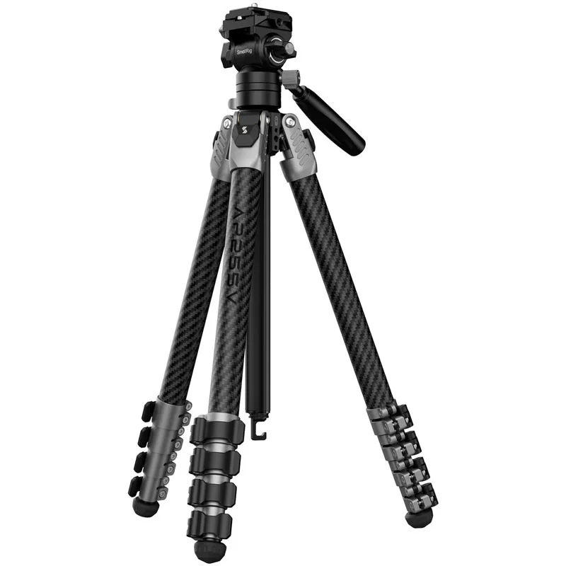 Smallrig 5477 AP255Pro Portable Video Carbon Fiber Tripod - FOTOPLUS